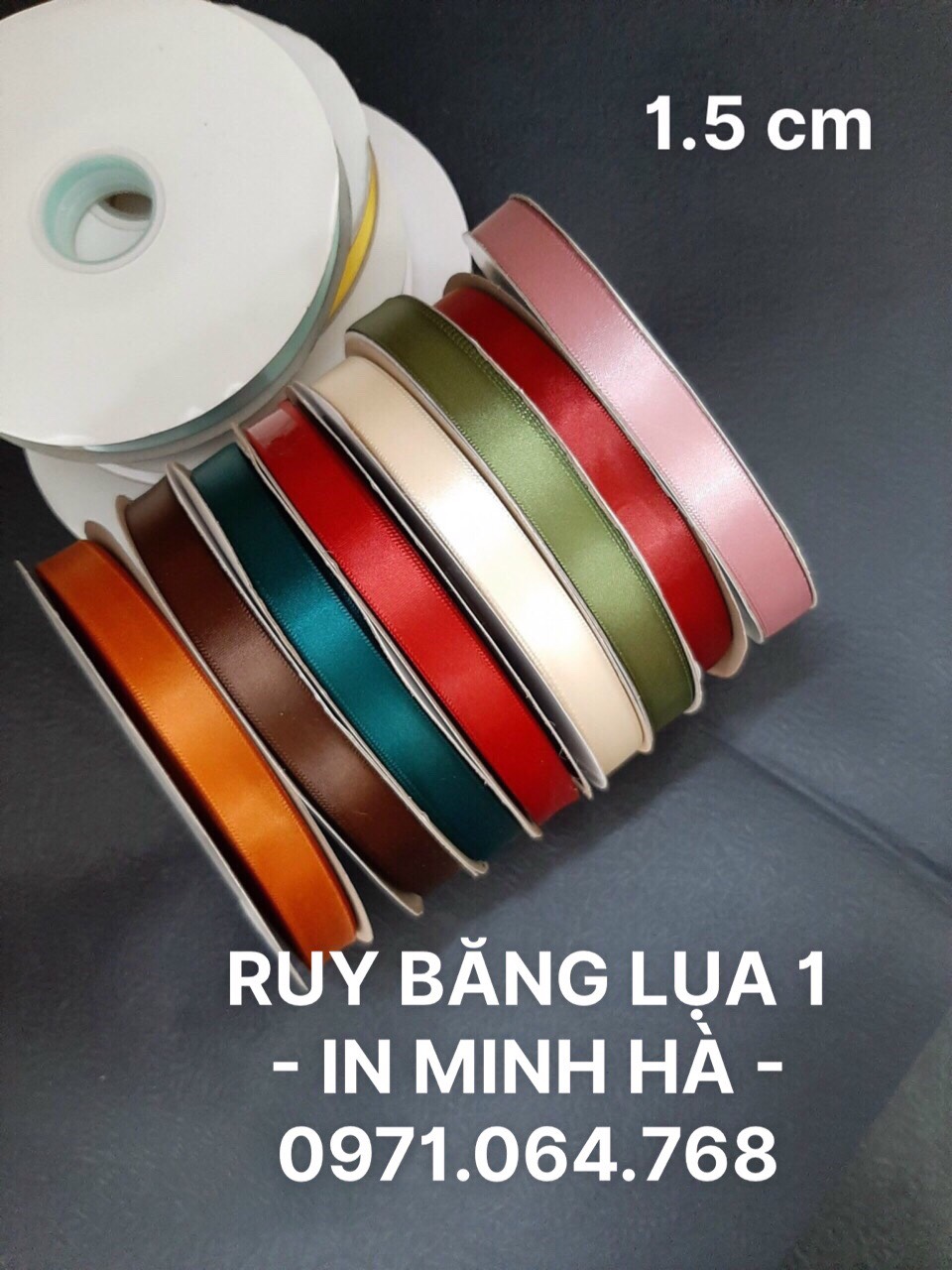BÁN DÂY RUY BĂNG LỤA 1,5 CM TẠI HÀ NỘI